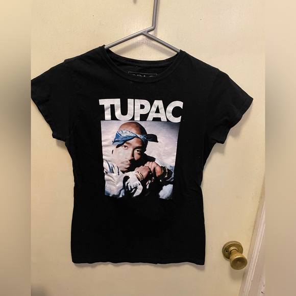 2Pac | Tops | Authentic 2pac Tupac Shakur Authorized Ladies Women Shirt ...